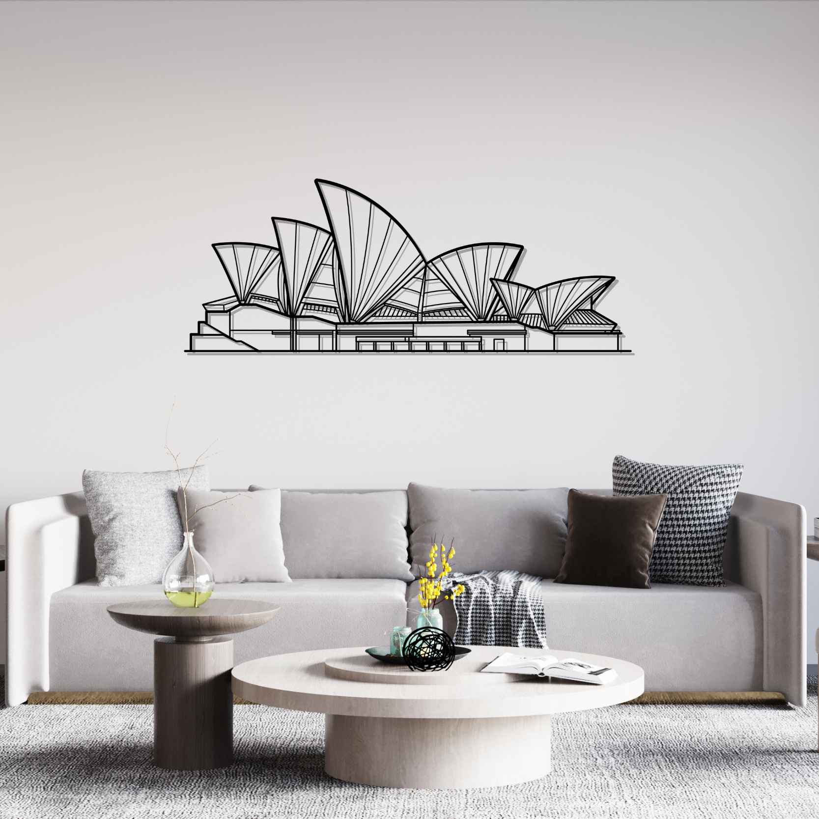 Sydney Opera House Metal Wall Art – Structurelines