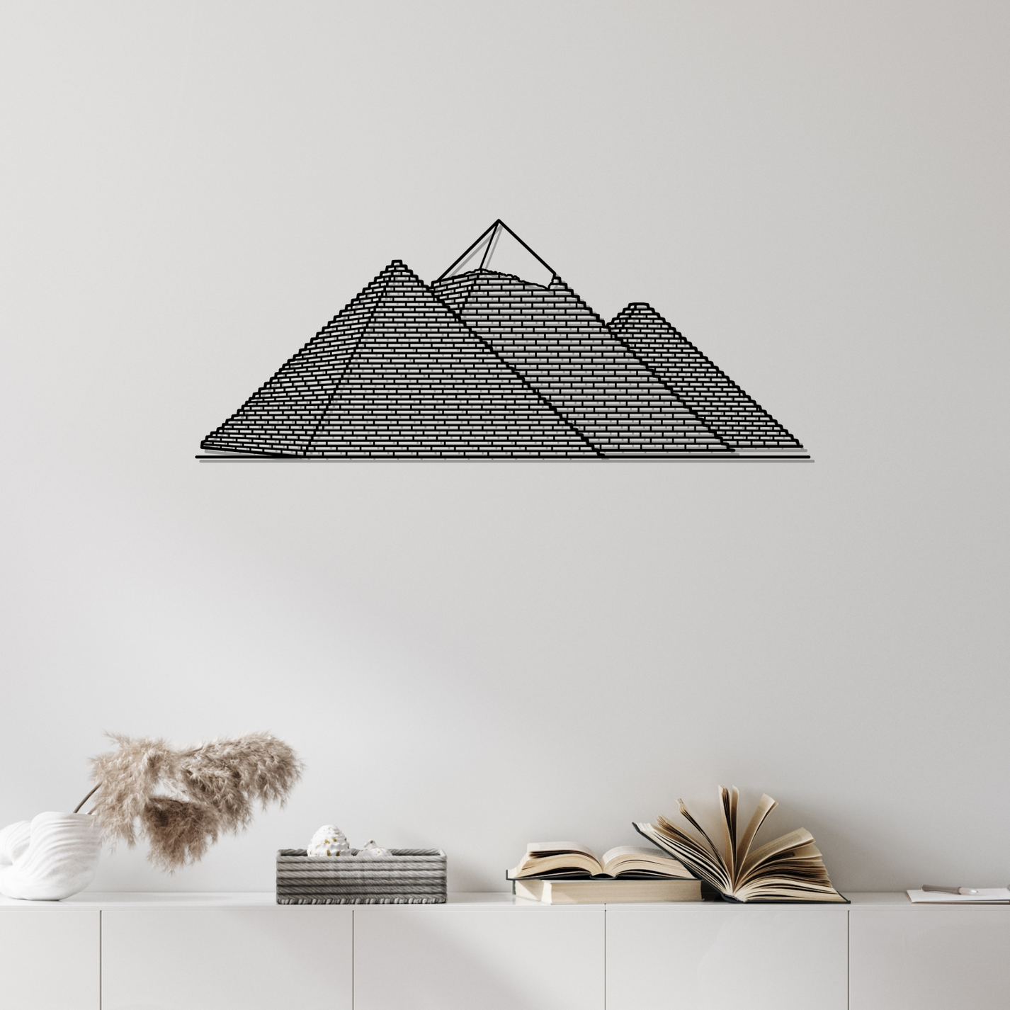Pyramids of Giza Metal Wall Art – Structurelines